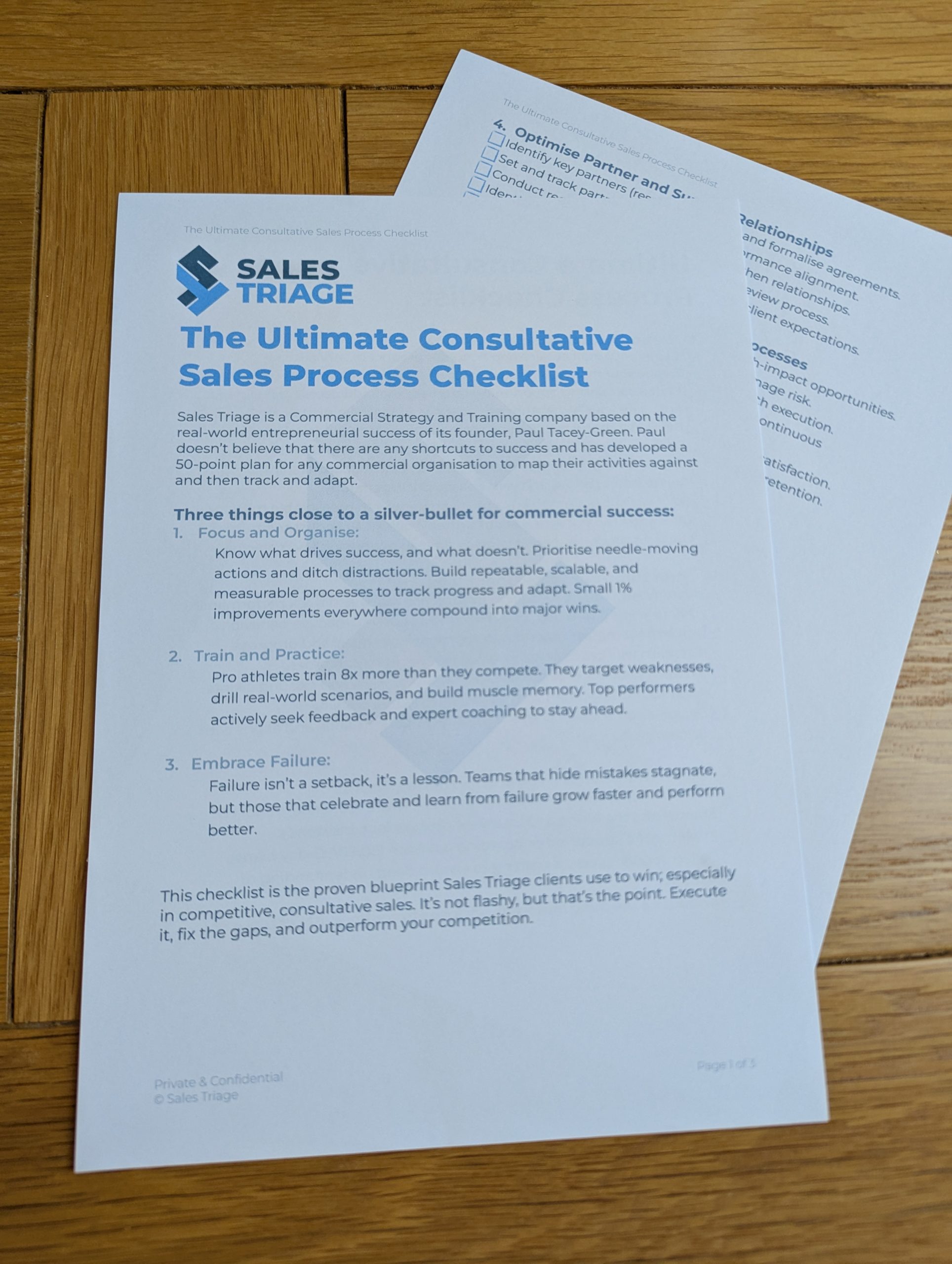 Unlock the Ultimate Consultative Sales Checklist - Sales Triage